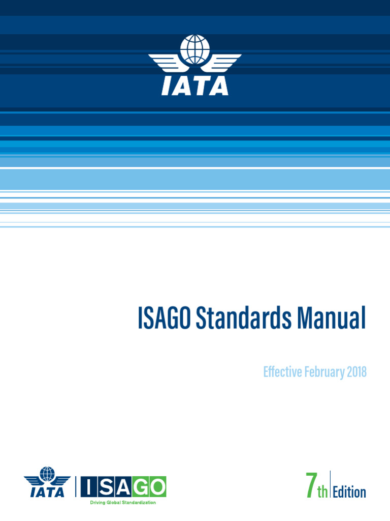 Isago Standards Manual Iata Org | PDF | Airport | Aviation
