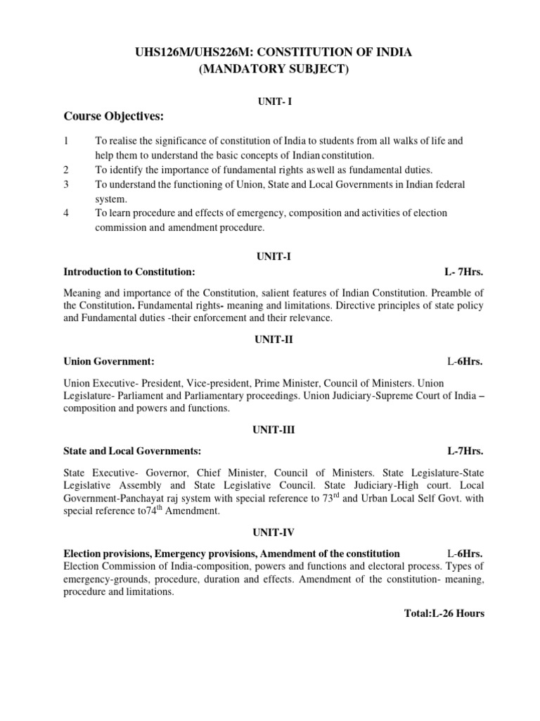 Constitution of India | Download Free PDF | Constitution | Government