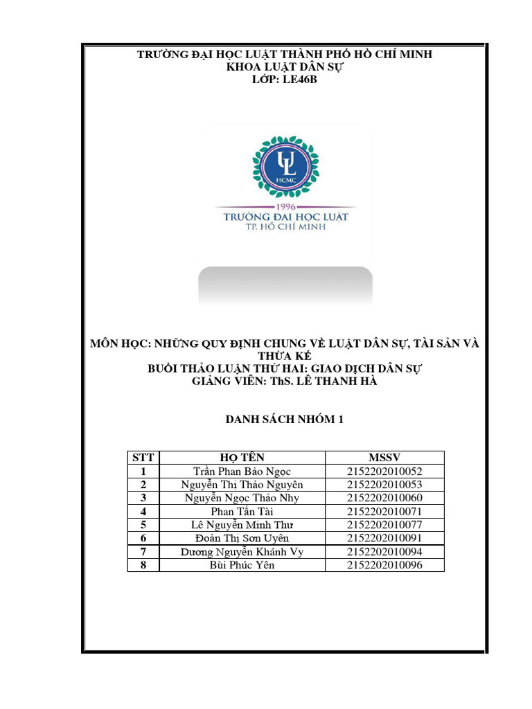 Thao Luan Dan Su 2 Final | PDF