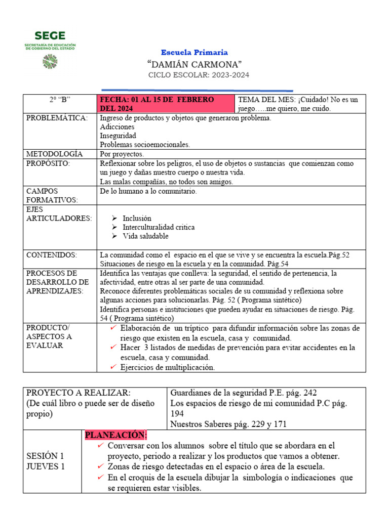 PROYECTO Guardianes de La Seguridad | Descargar gratis PDF | Escuelas PROYECTO Guardianes de La Seguridad | Descargar gratis PDF | Escuelas