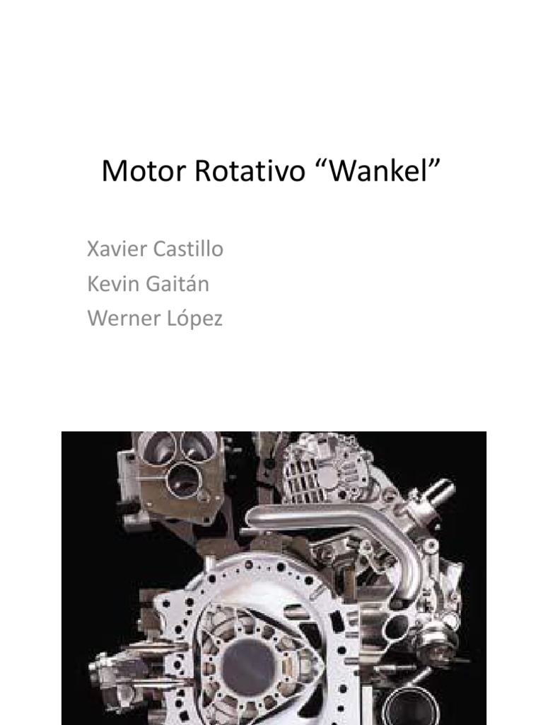 Motor Rotativo | PDF | Tecnología de vehículos | Motores