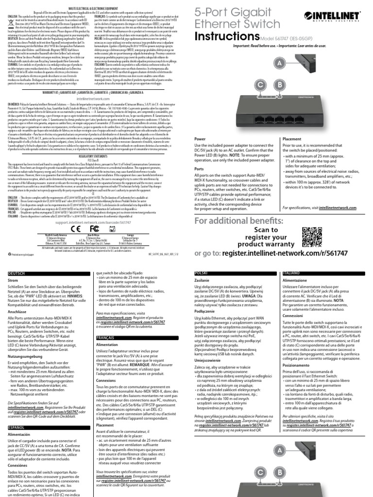 Int 561747 Qig 0621 Rev 5.12 | PDF