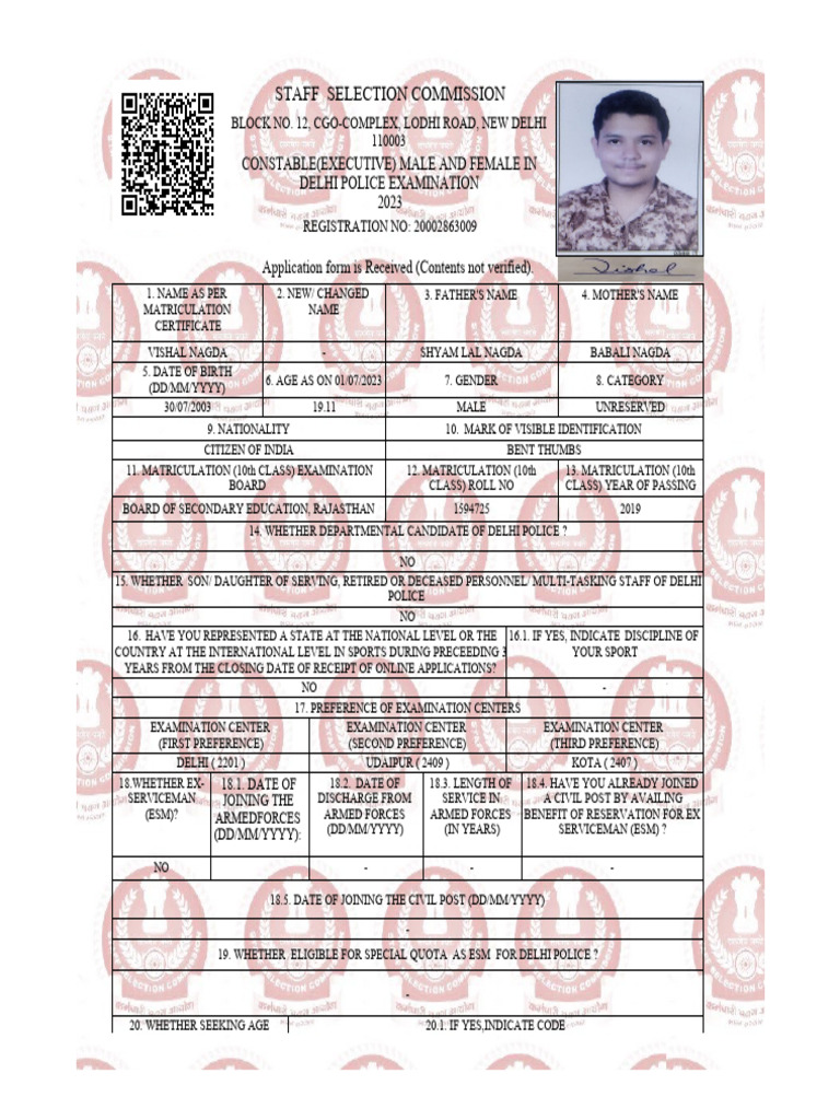 Applicationform Draft Print For All | PDF | Academic Degree | Educational Stages