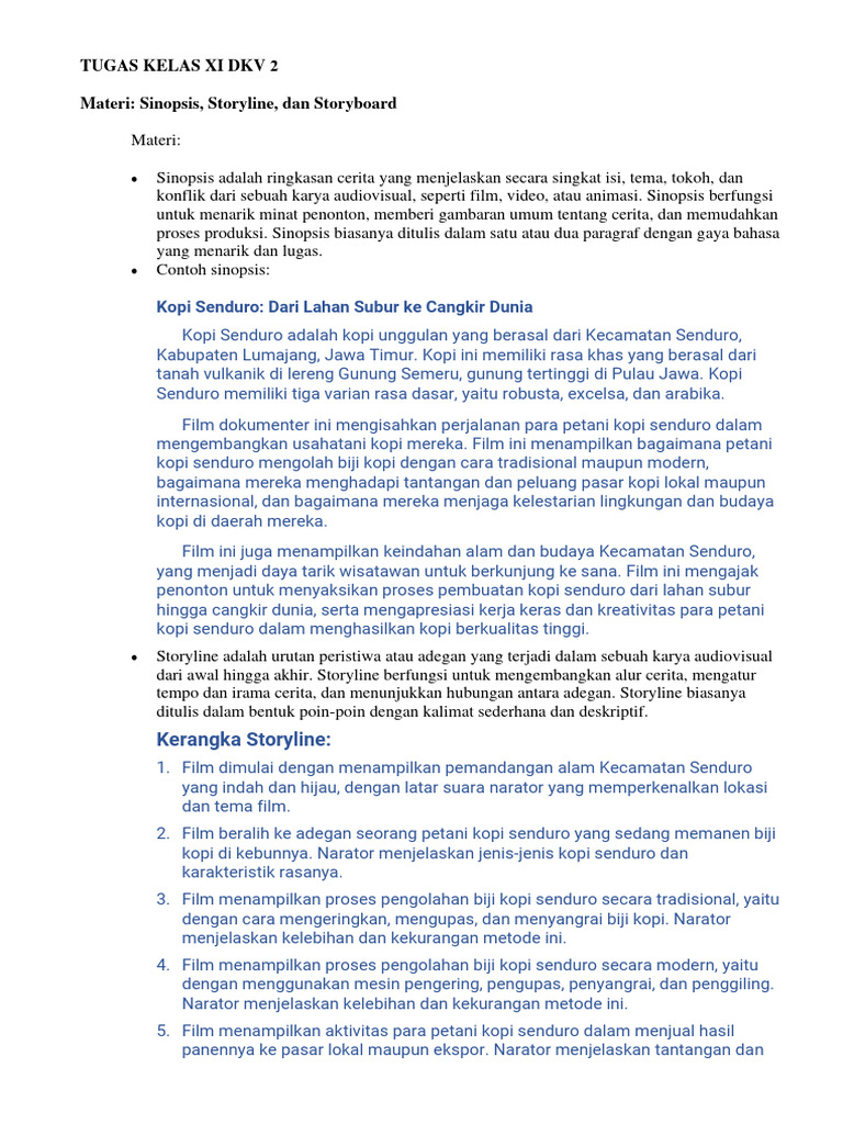 Tugas Kelas Xi DKV 2 Film | PDF