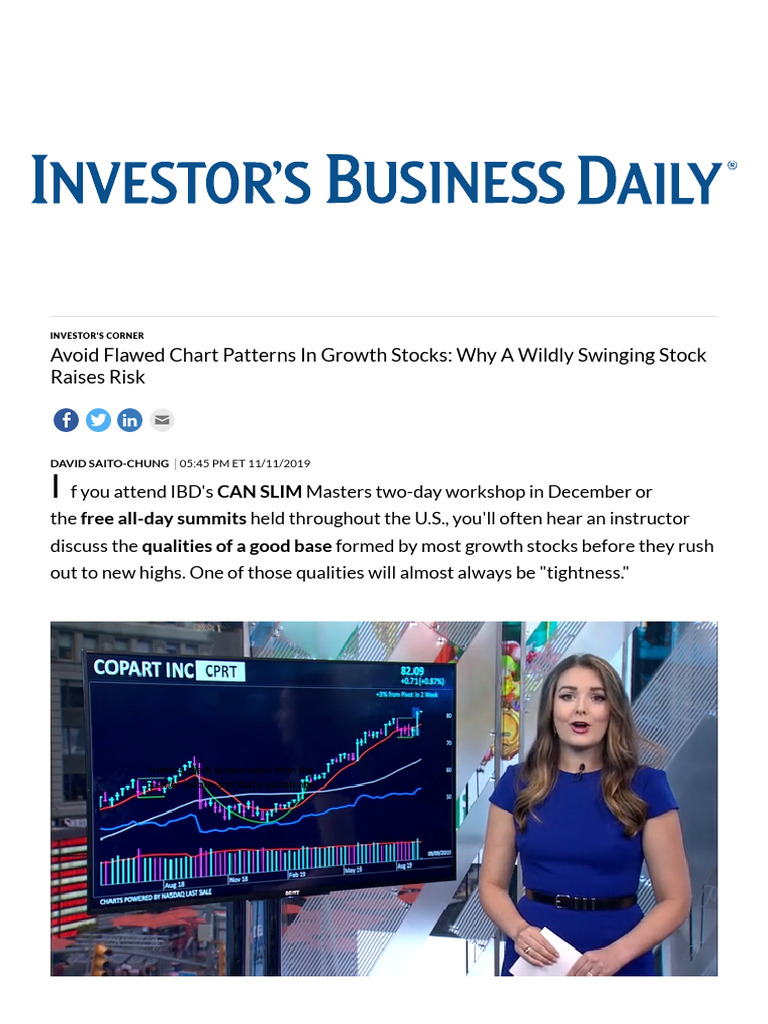 Growth Stocks And Why Wild Price Swings Draw A Flaw On Charts ...