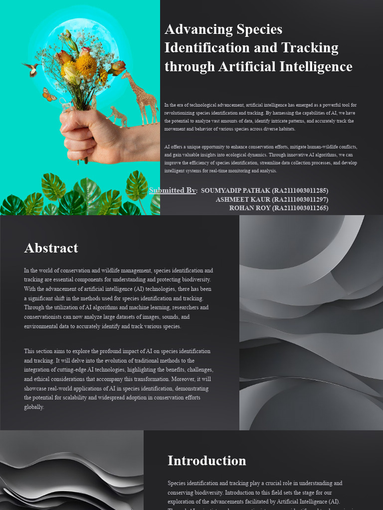 Species Identification and Tracking | PDF | Artificial Intelligence ...