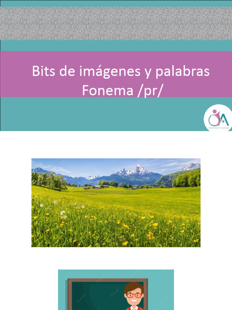 Copia de Bits de Imagenes y Palabras - Letra - Pr | PDF