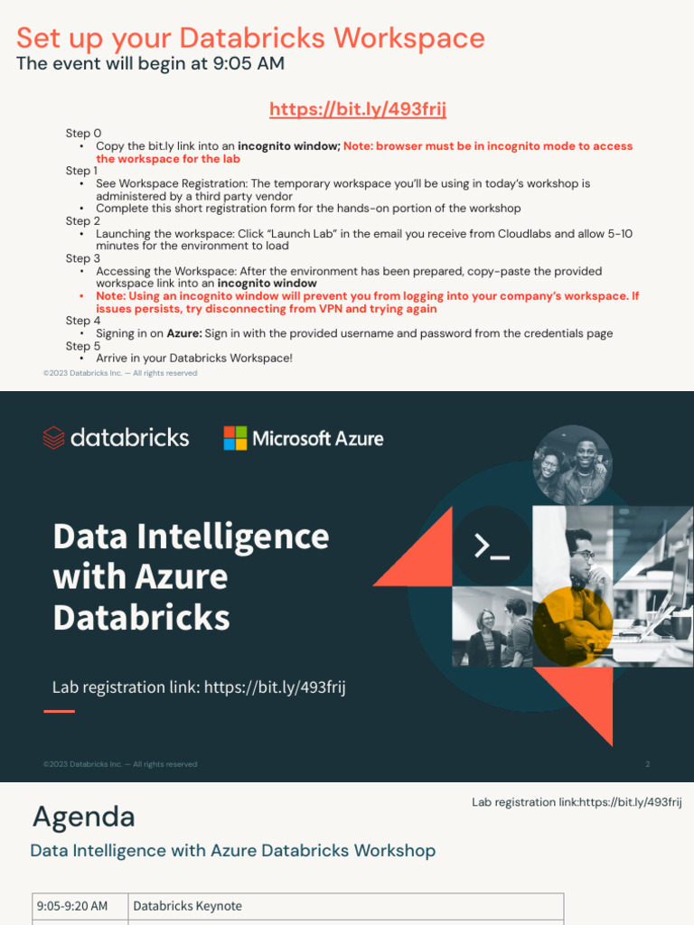 Data Intelligence Workshop with Databricks | PDF | Artificial ...