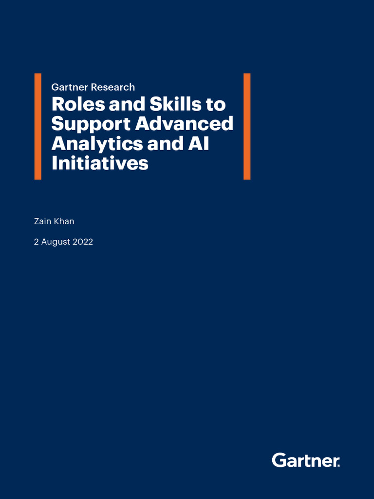 Research Roles and Skills To Support Advanced Analytics and Ai ...
