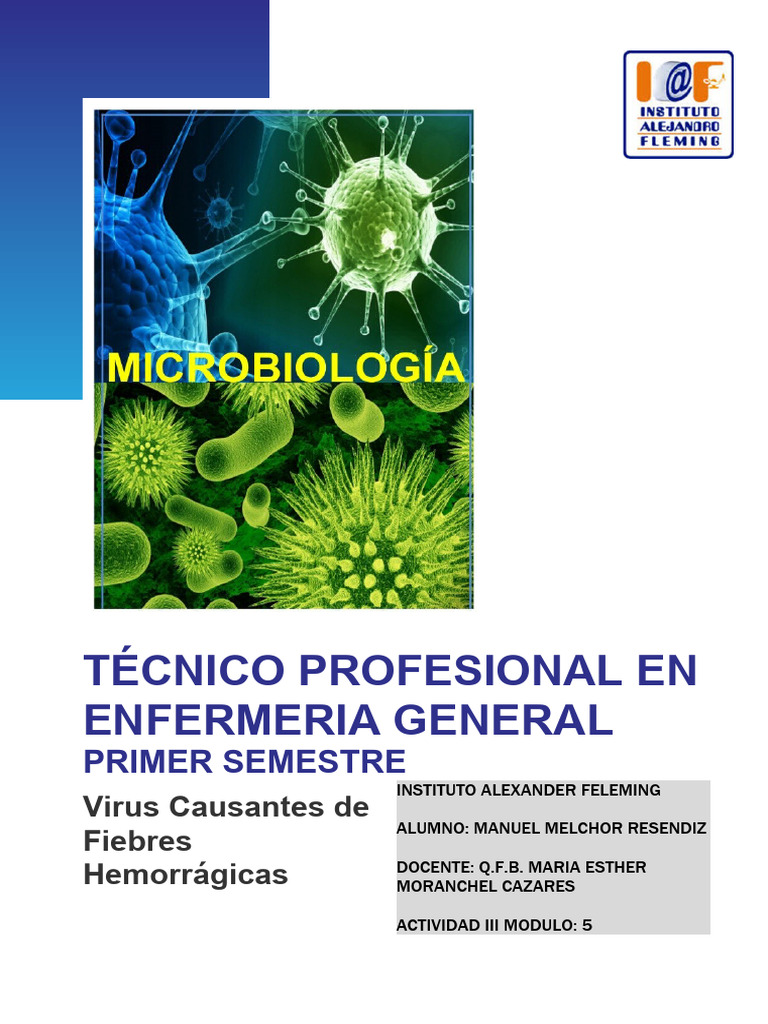 Alfavirus y Fiebres Hemorrágicas | PDF | Enfermedades y trastornos | Virus