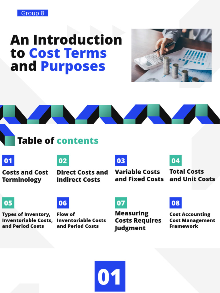 Group 8 - Chap 2 an Introduction to Cost Terms and Purposese | PDF ...