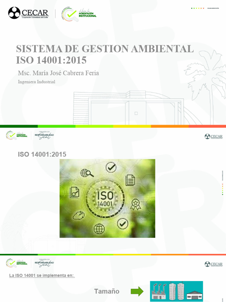 Iso 14001 | Descargar gratis PDF | Planificación | Auditoría