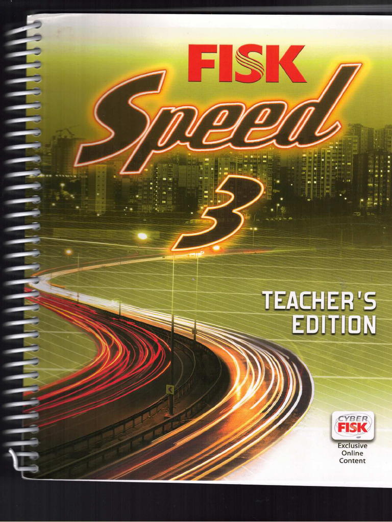 Teacher's - Speed 3 1ST | PDF