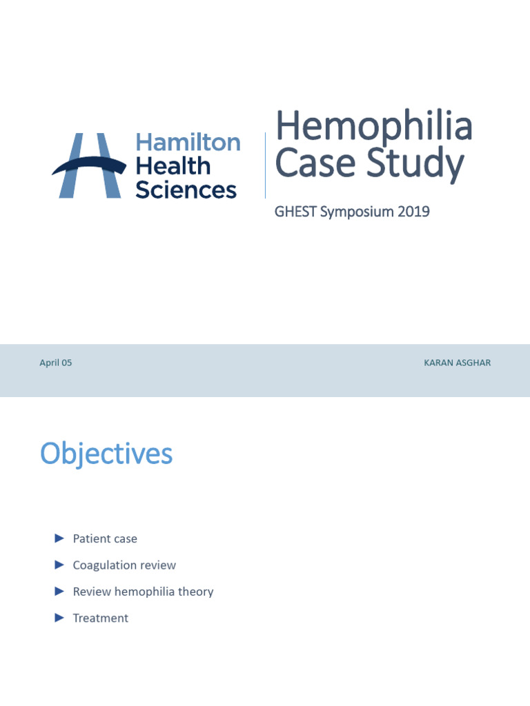 Acquired Hemophilia A Case Study | PDF | Coagulation | Diseases And ...