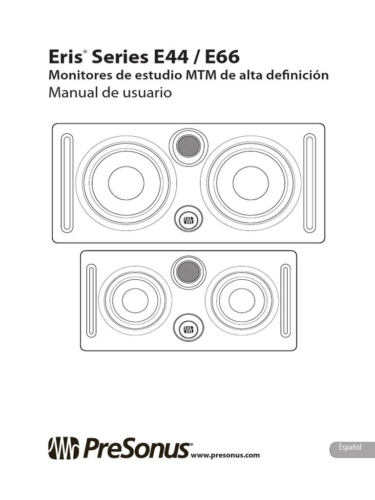 Eris E44 and E66 OwnersManual ES V3 01112021 | PDF | Altoparlante | Escuchando