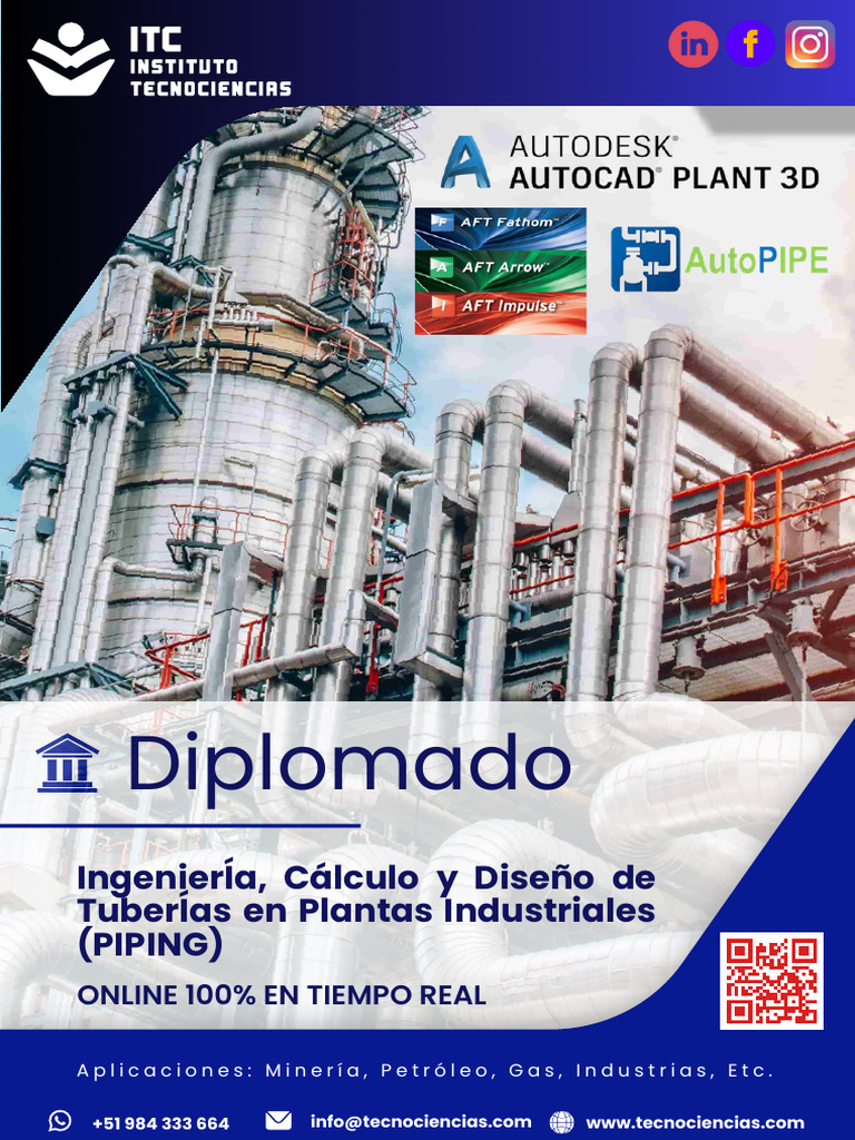 Brochure Dip 03 Piping | PDF | Ingeniería | Diseño