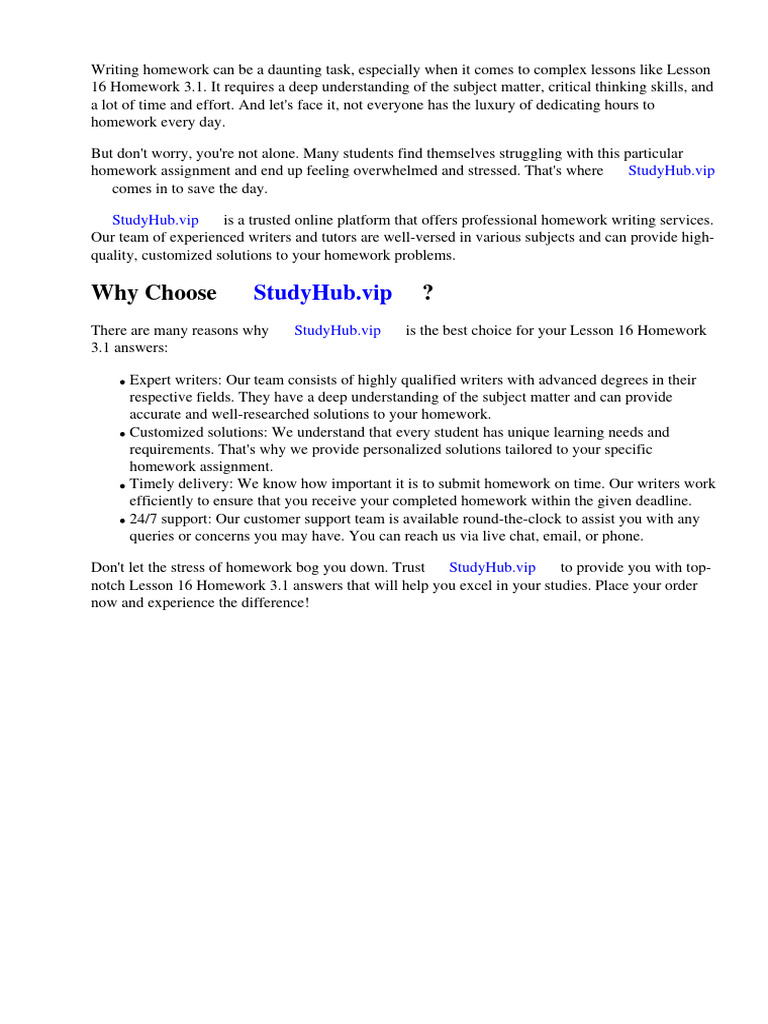 Lesson 16 Homework 3.1 Answers | PDF | Mathematics | Worksheet