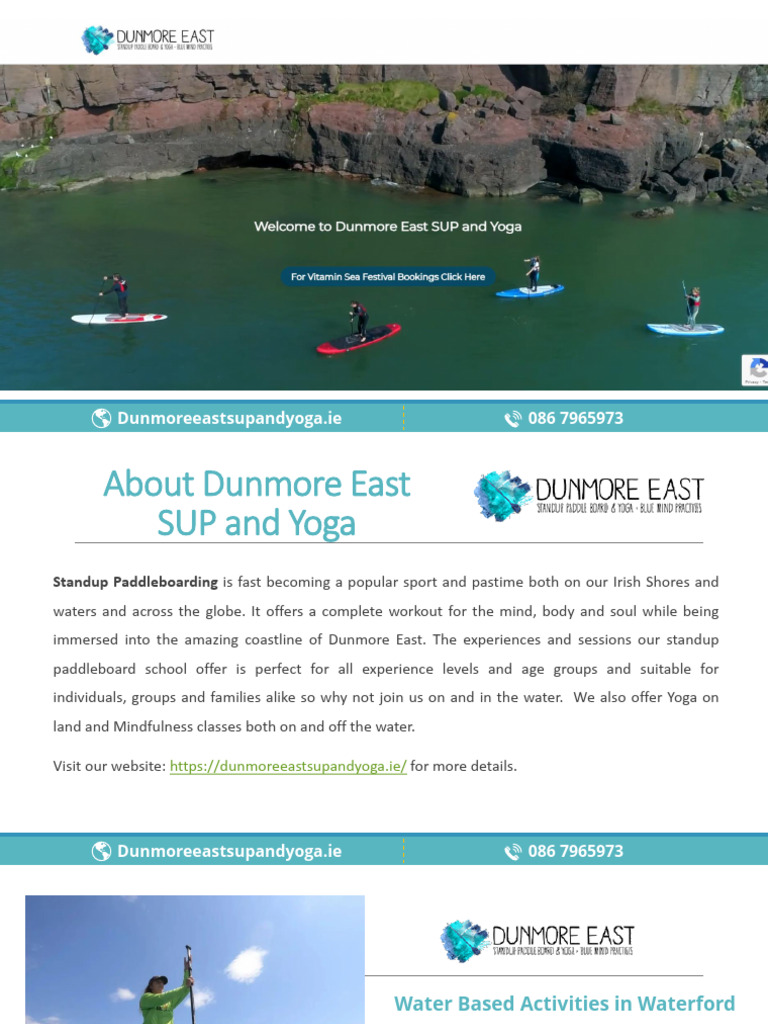 Water Based Activities in Waterford | PDF | Canoeing And Kayaking ...