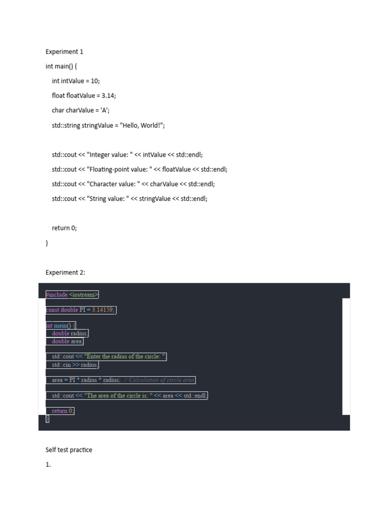Lab 2 | Download Free PDF | Computing | Object Oriented Programming