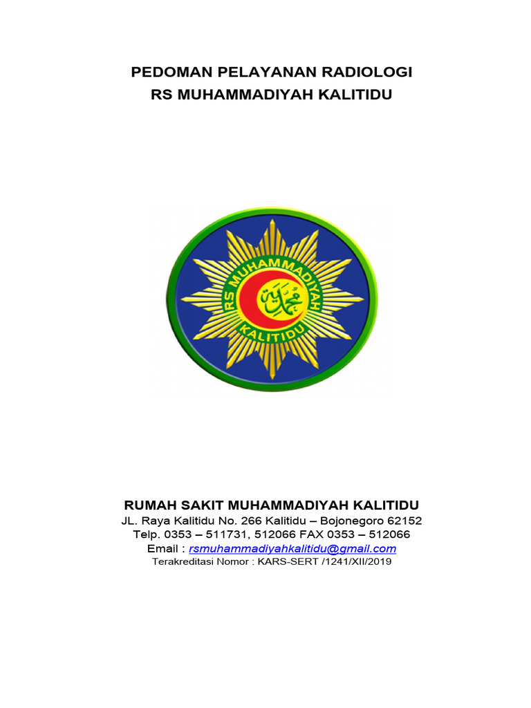 Pedoman Pelayanan Radiologi New | PDF