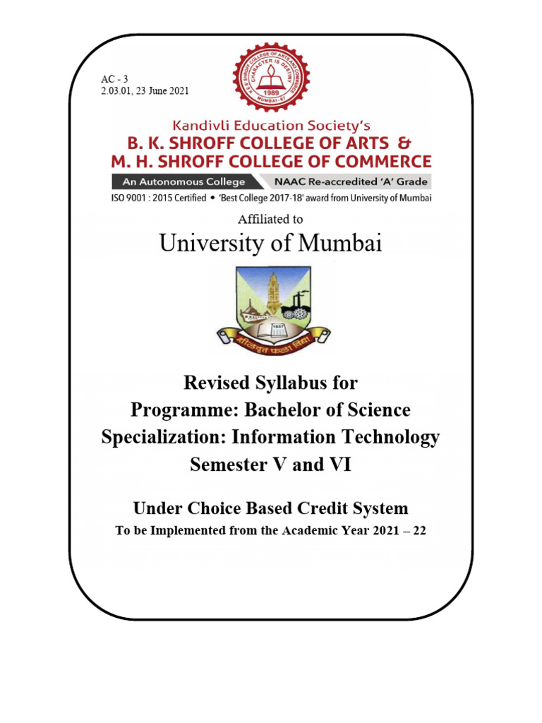 TYBSCIT Sem 5 & 6 Syllabus Overview | PDF | Software Testing | Internet ...