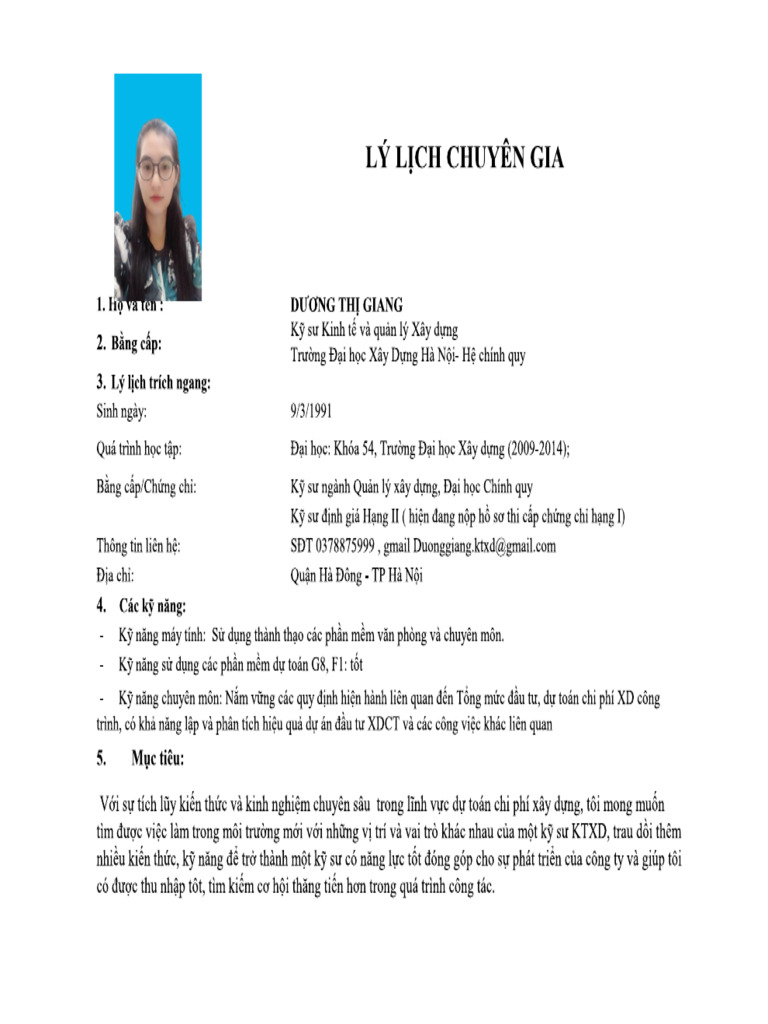 KS - KTXD - Duong Thi Giang | PDF | Computers | Technology & Engineering