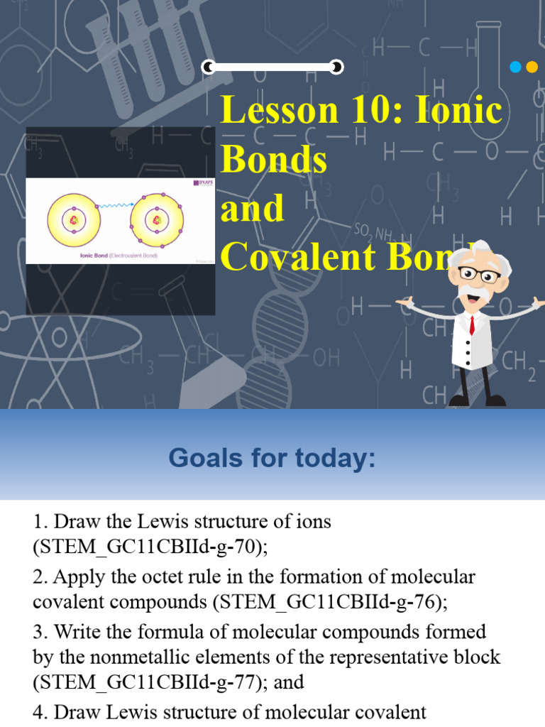 Ionic and Covalent Bonding Explained | PDF | Chemical Bond | Covalent Bond