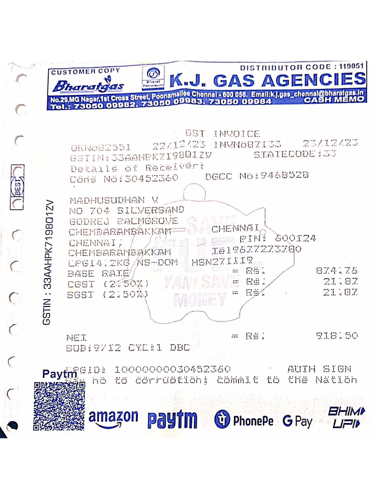 Gas Bill | PDF