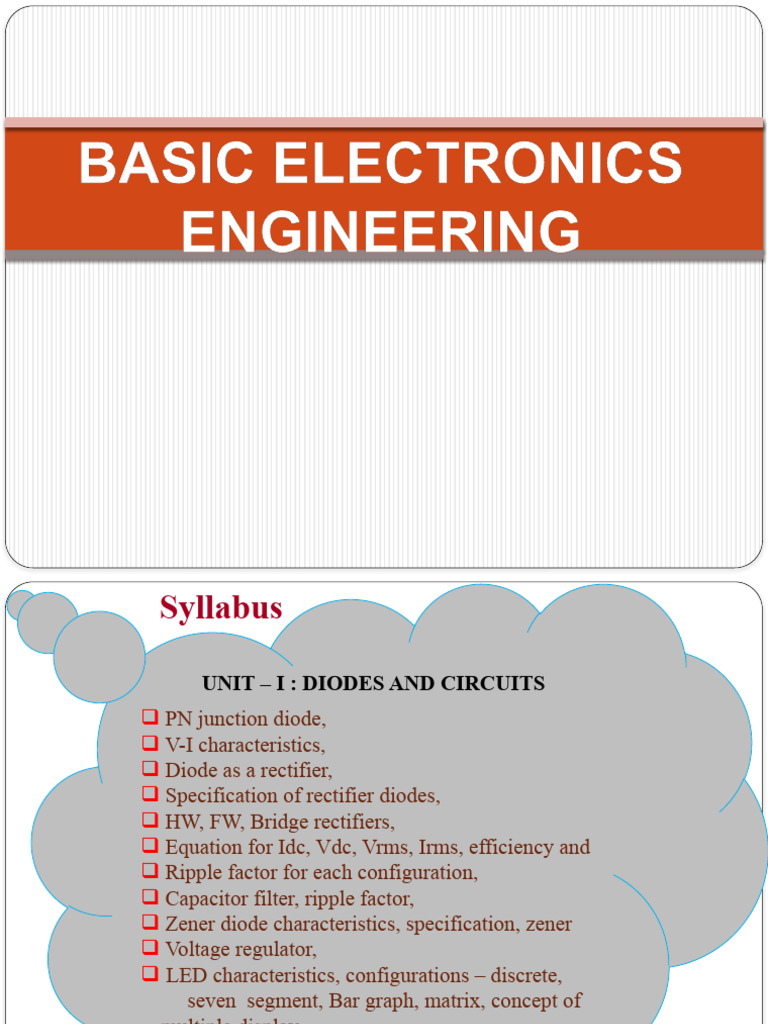 1A Introduction | PDF | P–N Junction | Doping (Semiconductor)