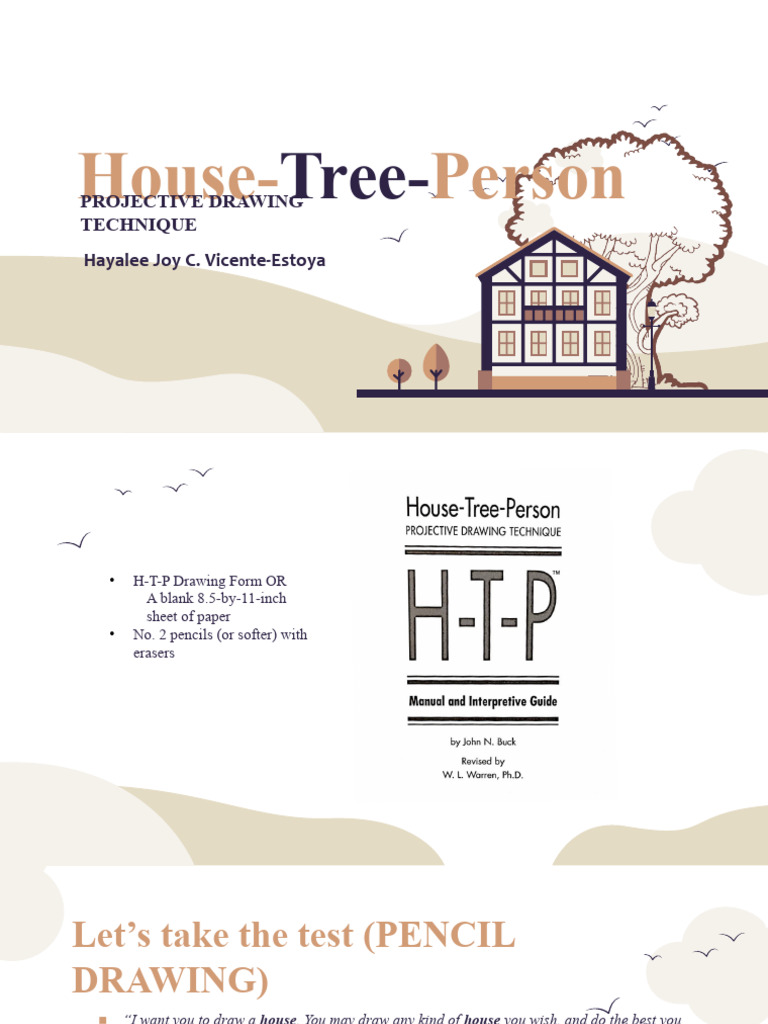 House Tree Person Test | PDF | Clinical Psychology | Drawing