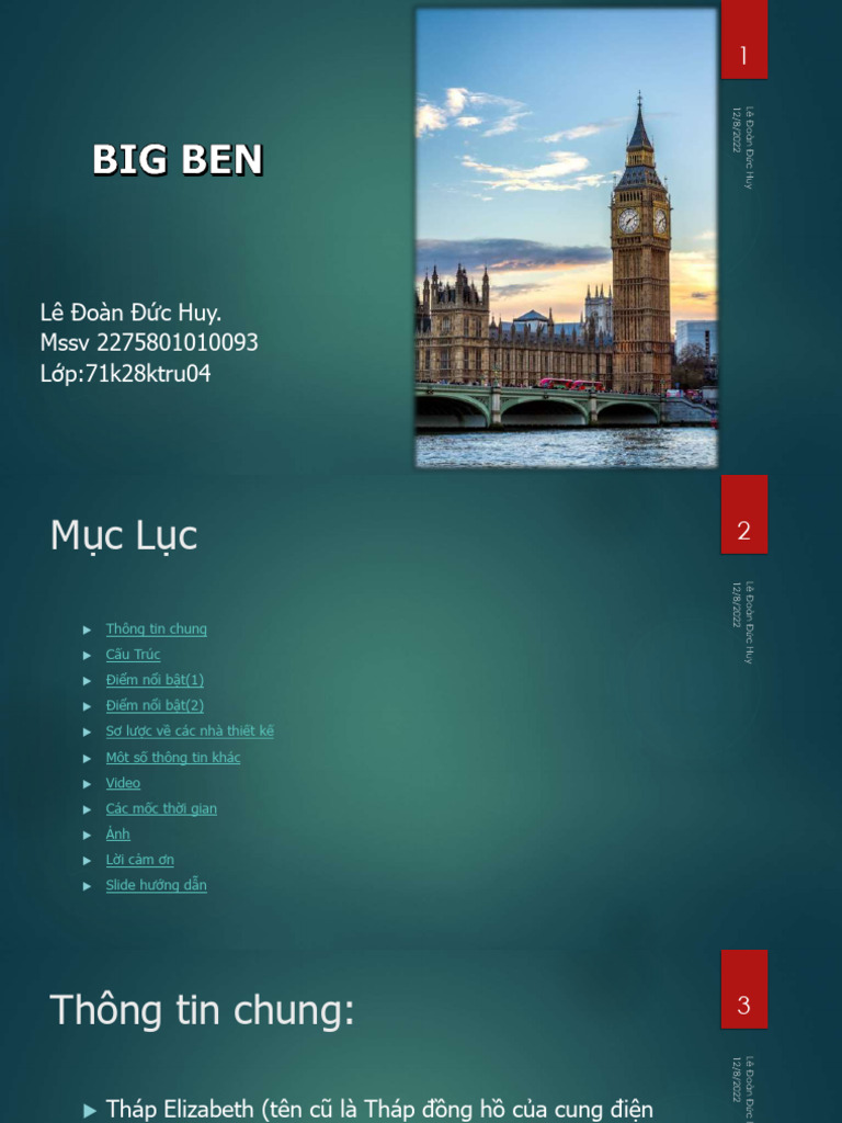 2275801010093-Lê Đoàn Đ C Huy-Tháp Đ NG H Big Ben PDF | PDF