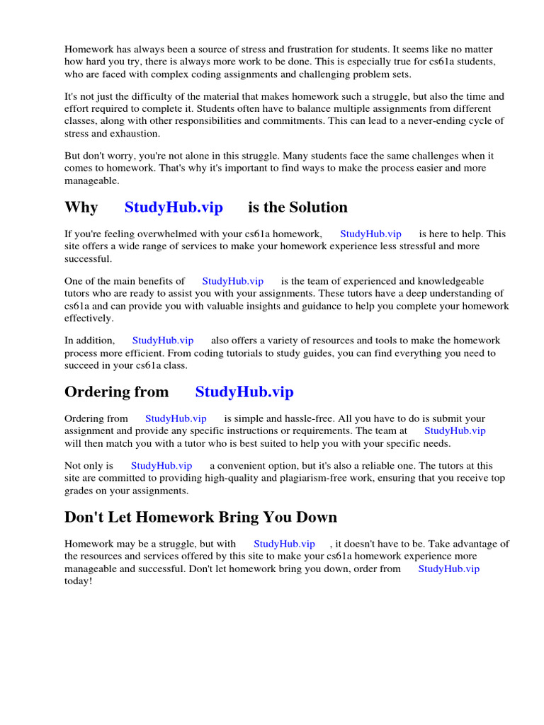 Homework 5 Cs61a | PDF | Homework | Worksheet