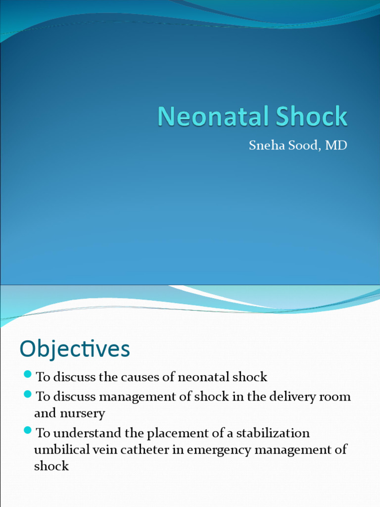 Neonatal Shock | PDF | Shock (Circulatory) | Heart