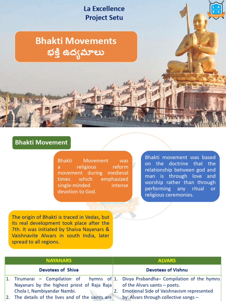 Bhakti Movements | Download Free PDF | Vedanta | Bhakti Movement