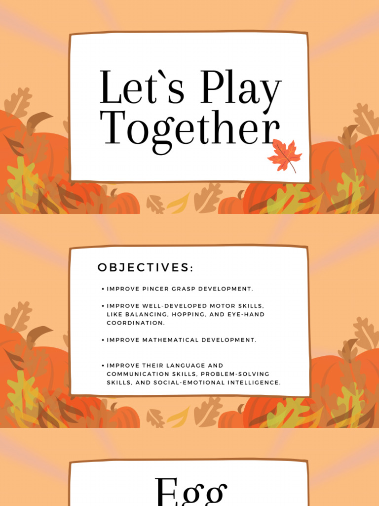 Let&#039;s Play Together | PDF