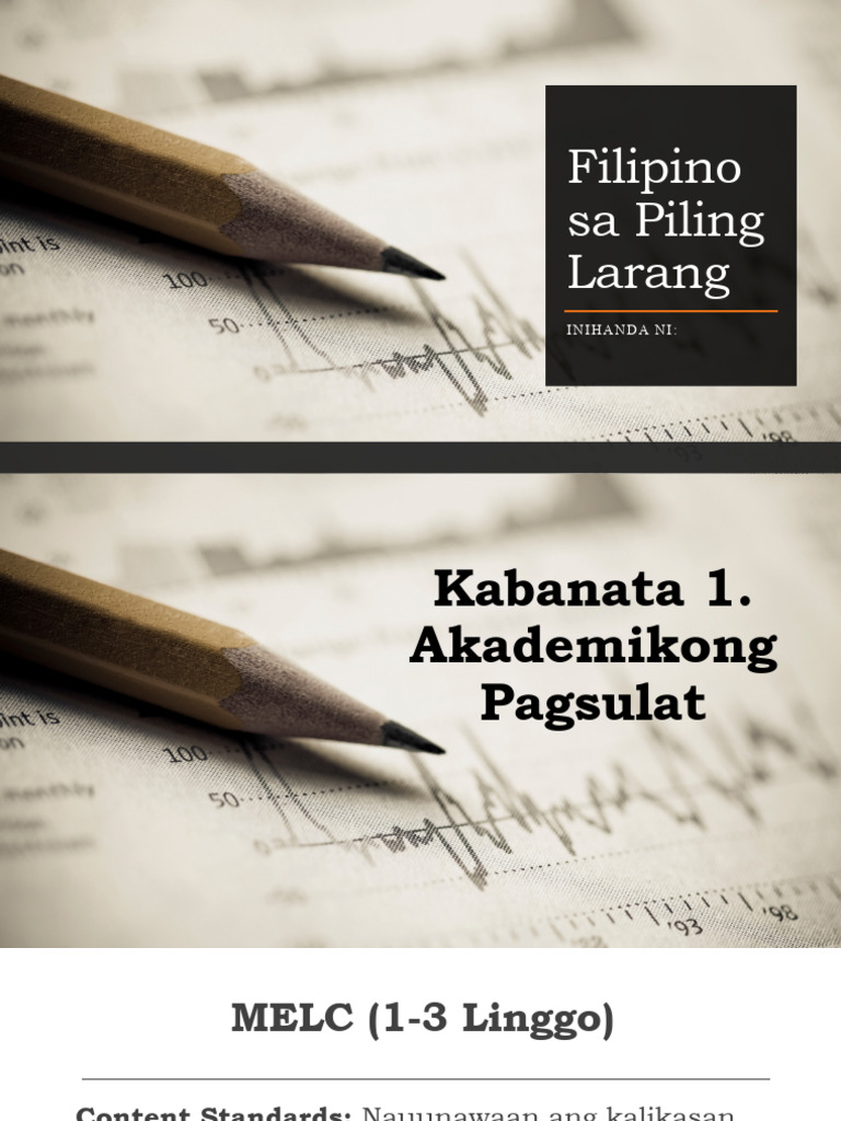 Akademikong Pagsulat | PDF