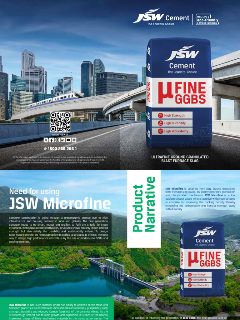Microfine Brochure Final | PDF | Concrete | Cement