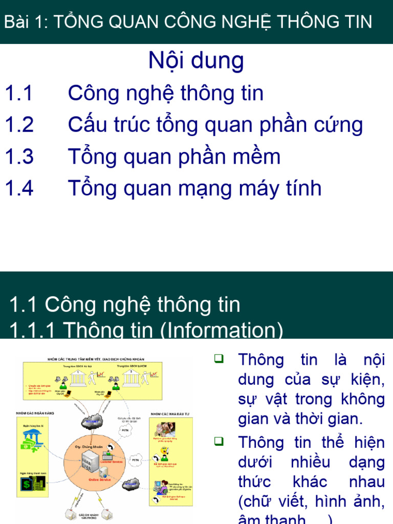1 - Tong Quan CNTT | PDF