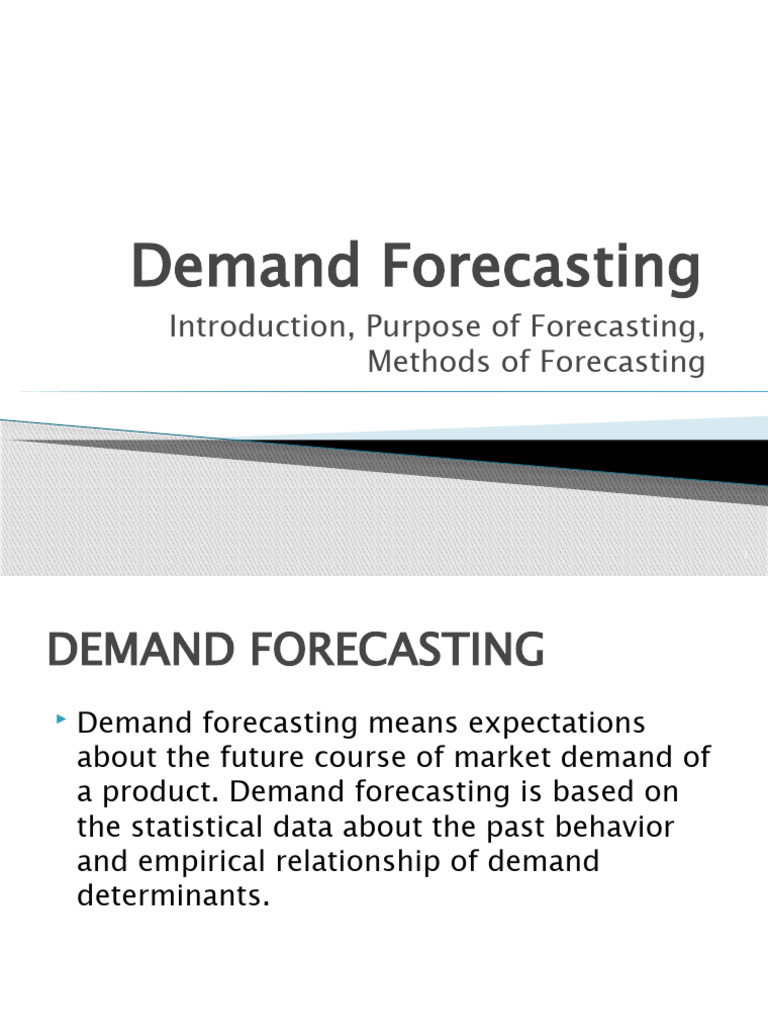 Demand Forecasting | PDF | Forecasting | Linear Regression Demand Forecasting | PDF | Forecasting | Linear Regression