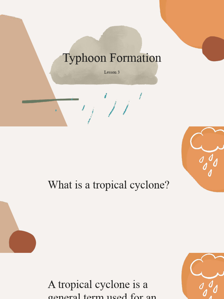 Typhoon Formation | PDF | Tropical Cyclones | Tropical Cyclone Seasons