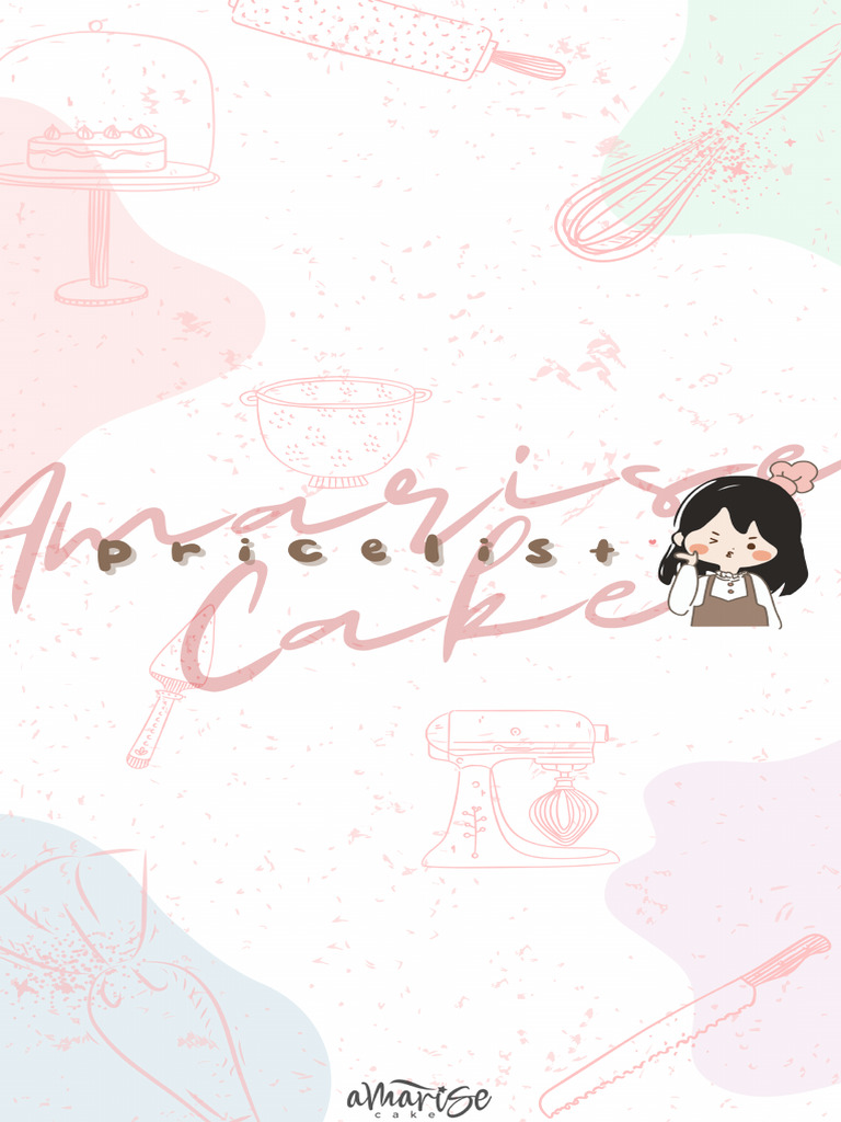 NewPricelist Amarise Cake 2022 | PDF