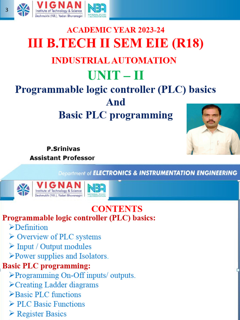 Unit 2 | PDF | Programmable Logic Controller | Central Processing Unit