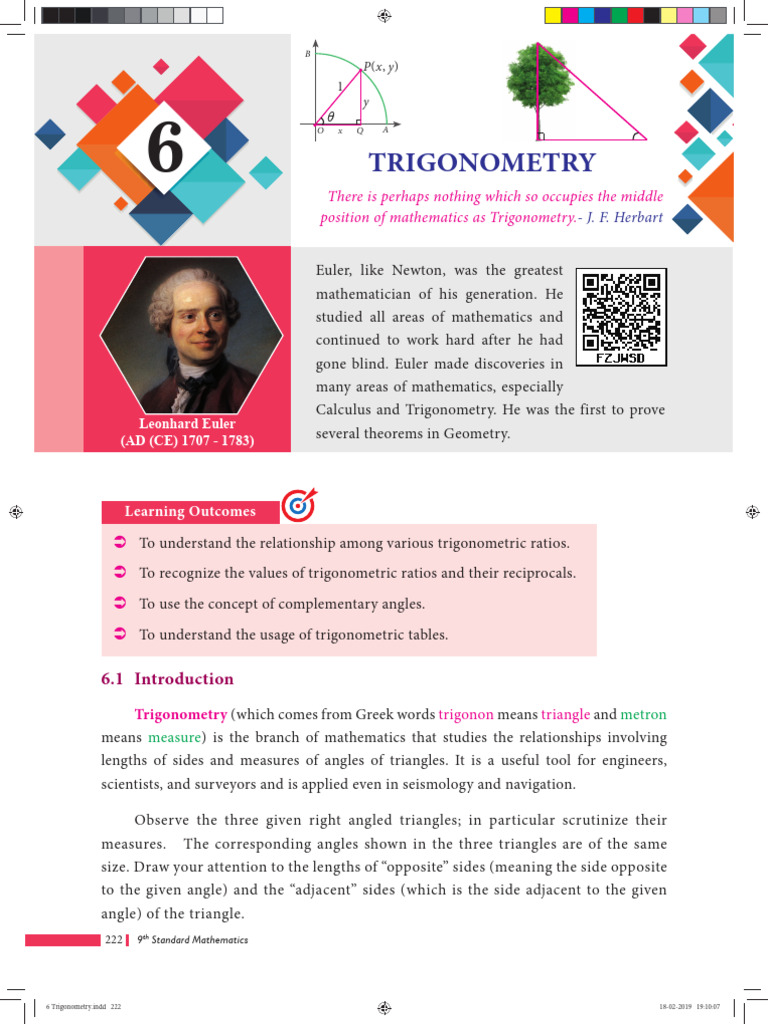 Tamilnadu Board Class 9 Maths Textbook Chapter 6 Term Ii Pdf