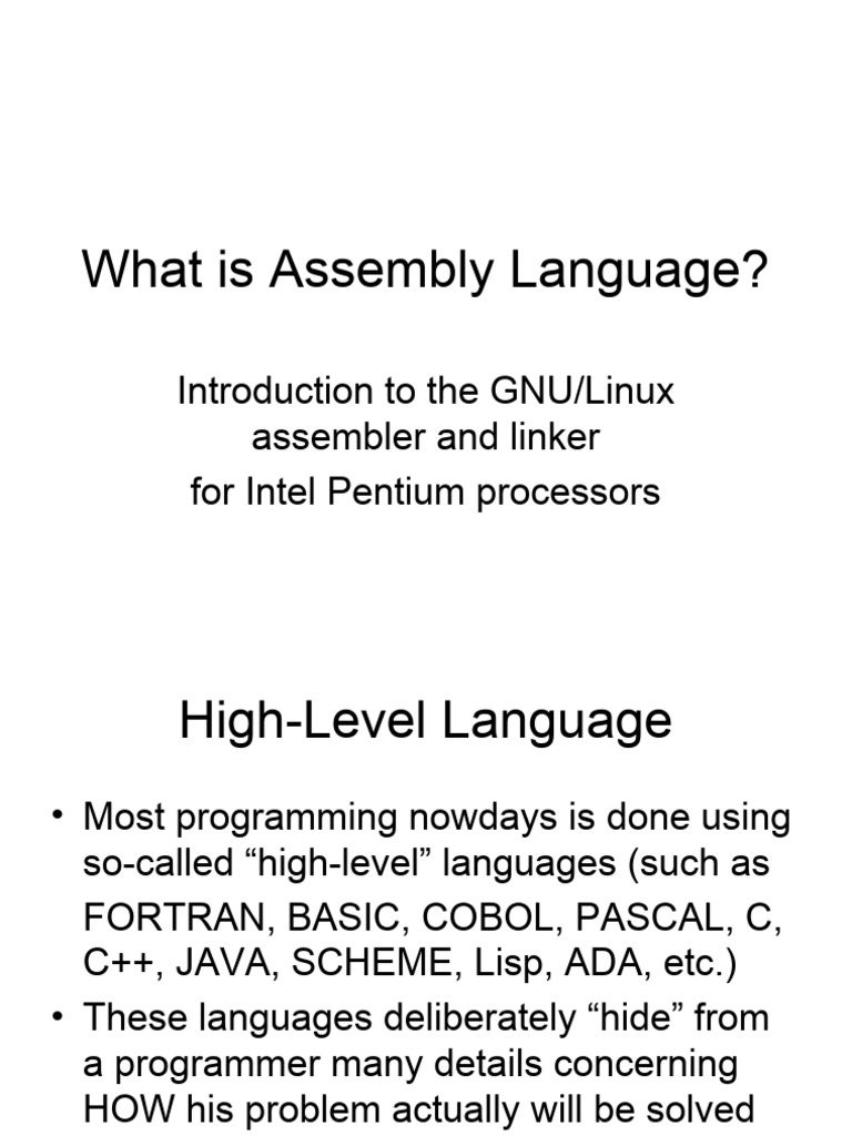 Lesson 01 | Download Free PDF | Assembly Language | Library (Computing)