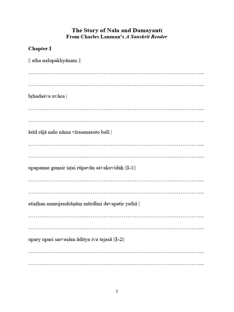 Nala Transliteration | PDF