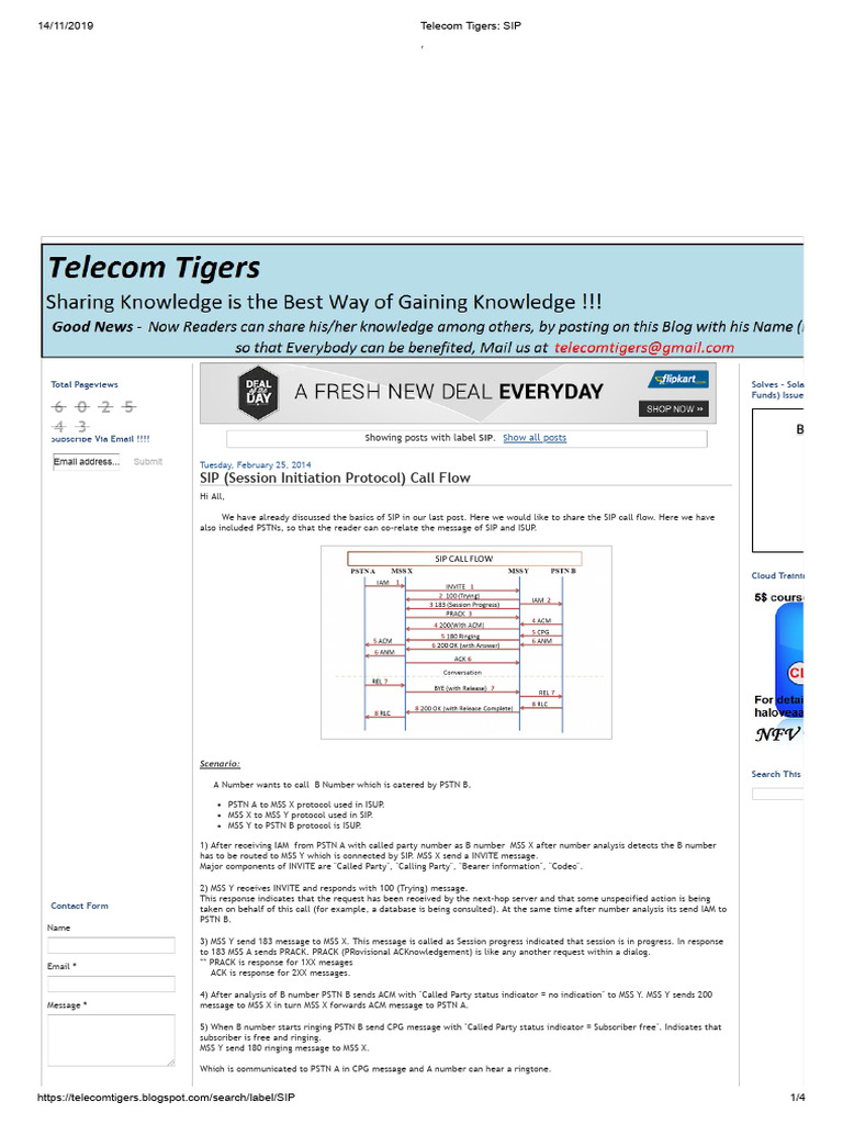 Sip Msgs And Release Causes Pdf Session Initiation Protocol Port Computer Networking