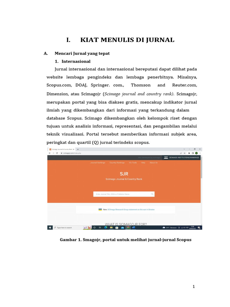 Modul Penulisan Dan Publikasi Jurnal | PDF