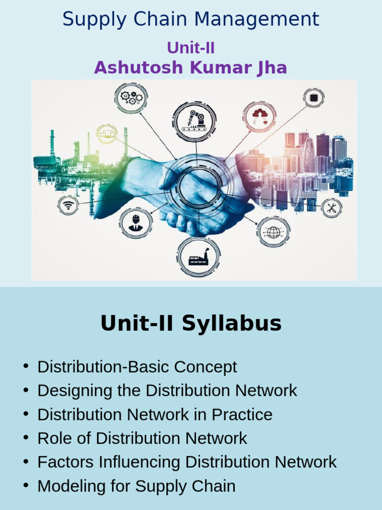 Unit 2 SCM | PDF | Supply Chain | Inventory