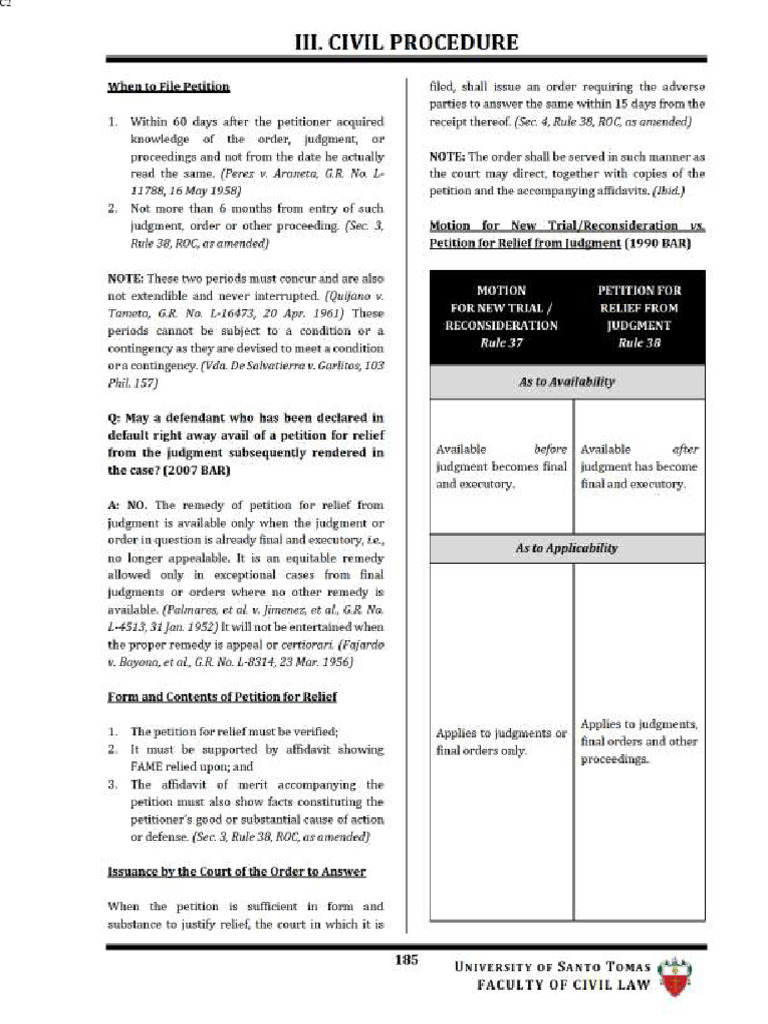 2023 Ust Golden Notes Remedial Law 2 201 250 | PDF | Judgment (Law ... 2023 Ust Golden Notes Remedial Law 2 201 250 | PDF | Judgment (Law ...