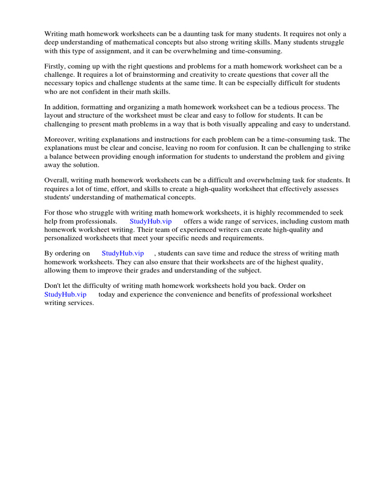 Math Homework Worksheets Pdf Worksheet Homework